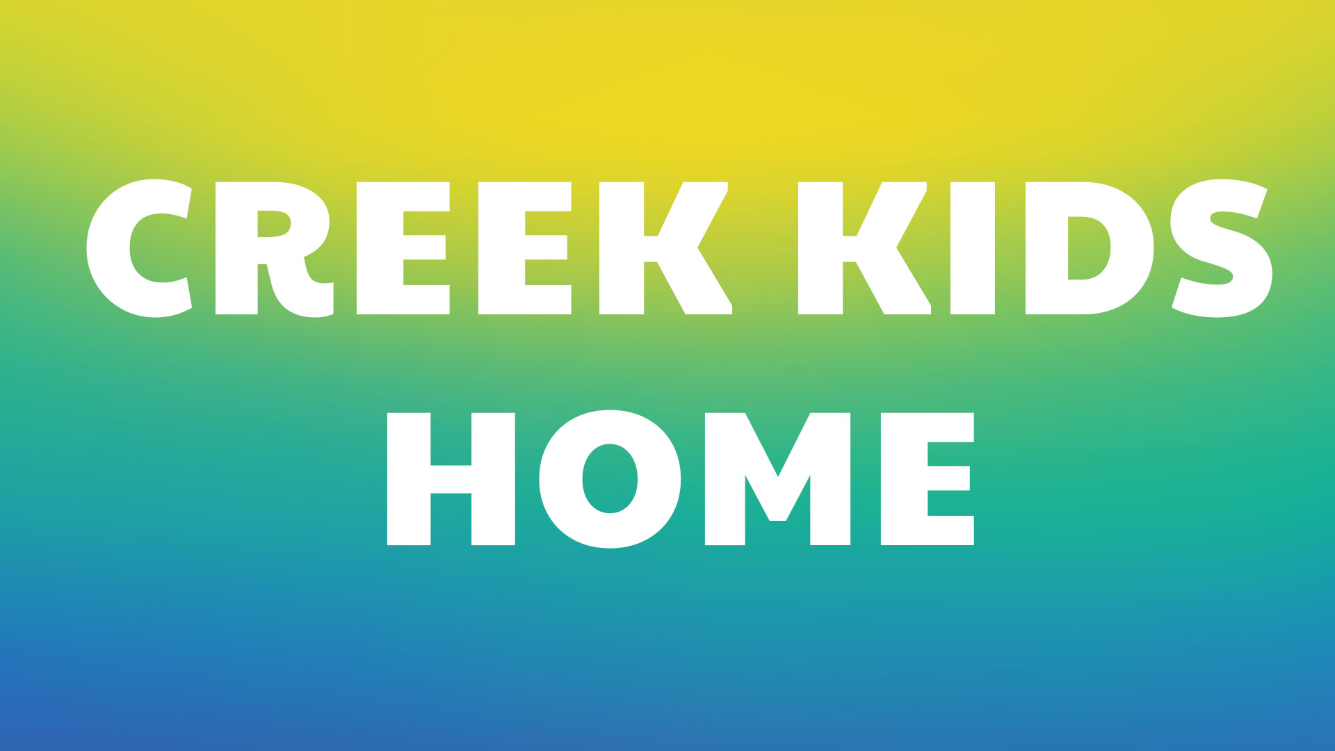 Creek Kids Home Page - Cottonwood Creek Church